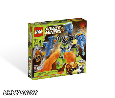 LEGO Power Miners 8189 - Магматический манипулятор LEGO - купить ...