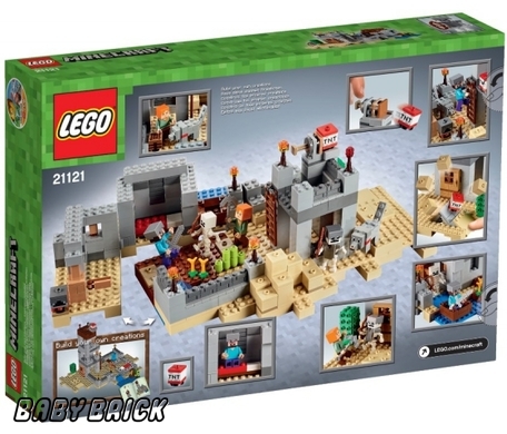 Конструктор LEGO Minecraft Пустынная застава (LEGO 21121)