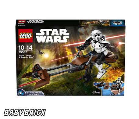 LEGO Star Wars 75532 Штурмовик-разведчик на спидере Star Wars