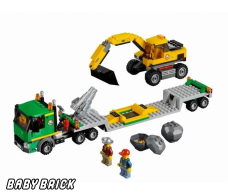 Конструктор LEGO City Перевозчик экскаватора (LEGO 4203)