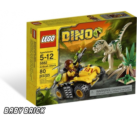 LEGO Динозавры 5882 - Засада на Целофизиса LEGO - купить конструктор