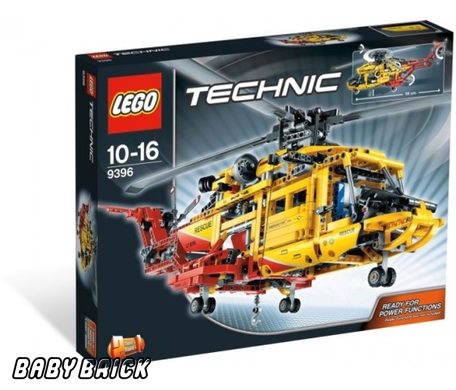 LEGO Technic 9396 - Грузовой вертолет кран LEGO - купить конструктор