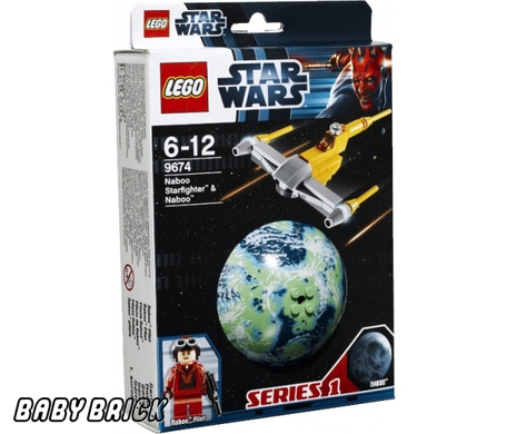 LEGO Star Wars 9674 - Истребитель Набу и планета Набу LEGO - купить ...