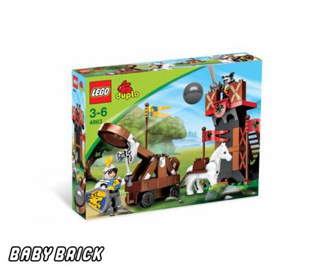 LEGO DUPLO 4863 - Часовой и катапульта LEGO - купить конструктор