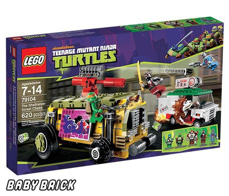 LEGO Черепашки Ниндзя 79104 - Погоня на панцирном танке LEGO - купить ...