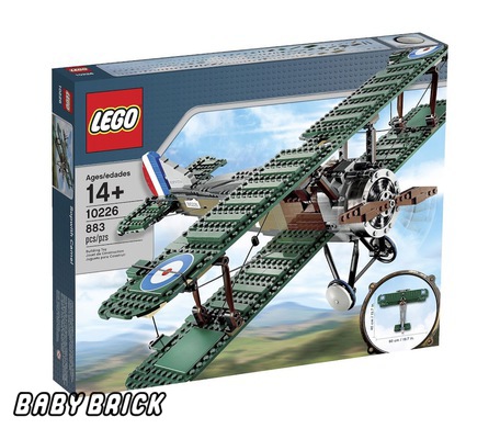 LEGO Creator 10226 - Британский одноместный истребитель Sopwith Camel ...