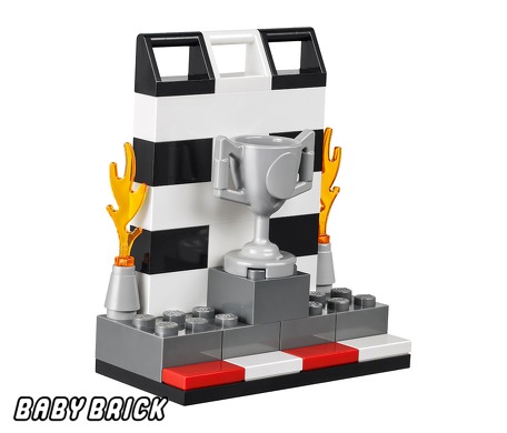 LEGO Джуниорс 10673 - Ралли из гоночных машин LEGO - купить конструктор