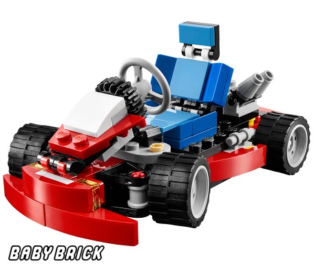 Конструктор LEGO Creator Красный гоночный карт (LEGO 31030)