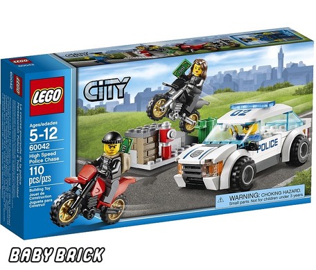 LEGO City 60042 - Погоня за воришками-байкерами LEGO - купить конструктор