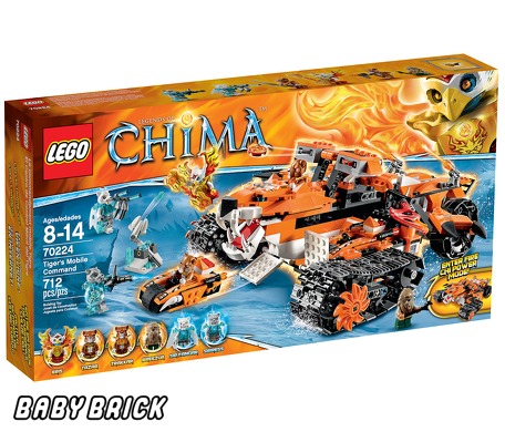 LEGO Чима 70224 - Передвижной командный пункт Тигров LEGO - купить ...