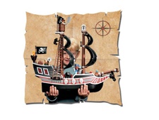 LEGO DUPLO 7880 - Большой пиратский корабль LEGO - купить конструктор